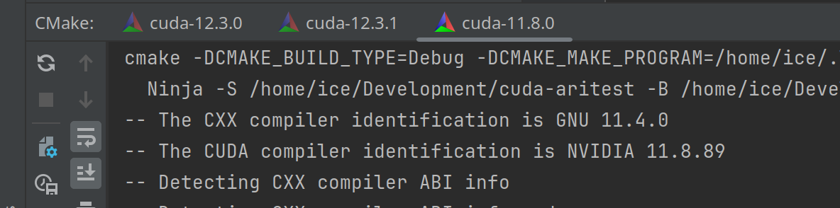 CLion with multiple CUDA SDKs